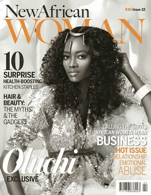 Africa's Latest.: Nigerian model Oluchi Cover of the New African Woman ...
