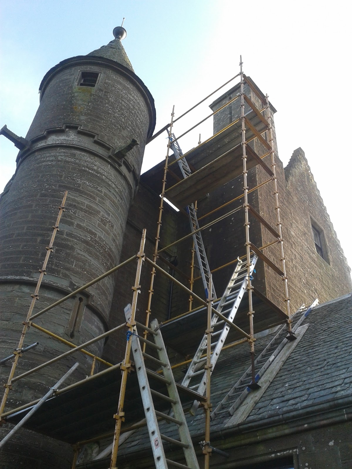 Balintore Castle Restoration Project: July 2013