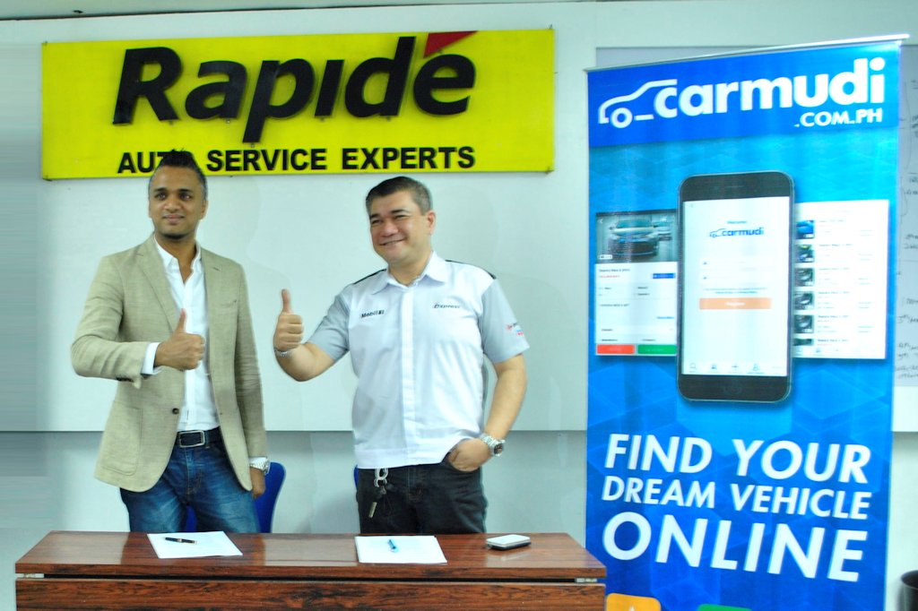 Carmudi and Rapide Announce Partnership | CarGuide.PH | Philippine Car ...