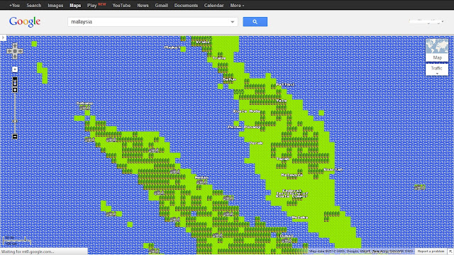 Share It Out: Google Maps in 8 bits!
