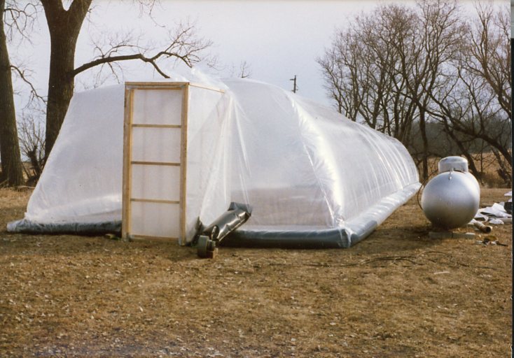 The BioFarmer: Inflatable greenhouses