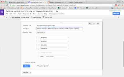 Schoolhouse Talk!: Using Google Forms to Get Started with Scheduling ...