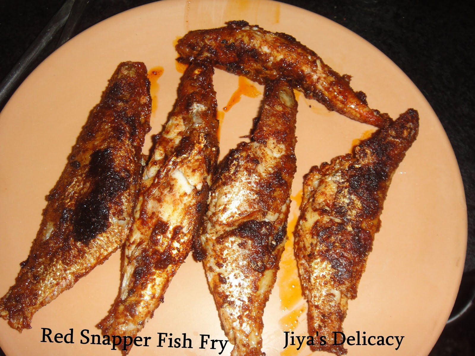 Jiya's Delicacy: Red Snapper / Sankara Fish Fry