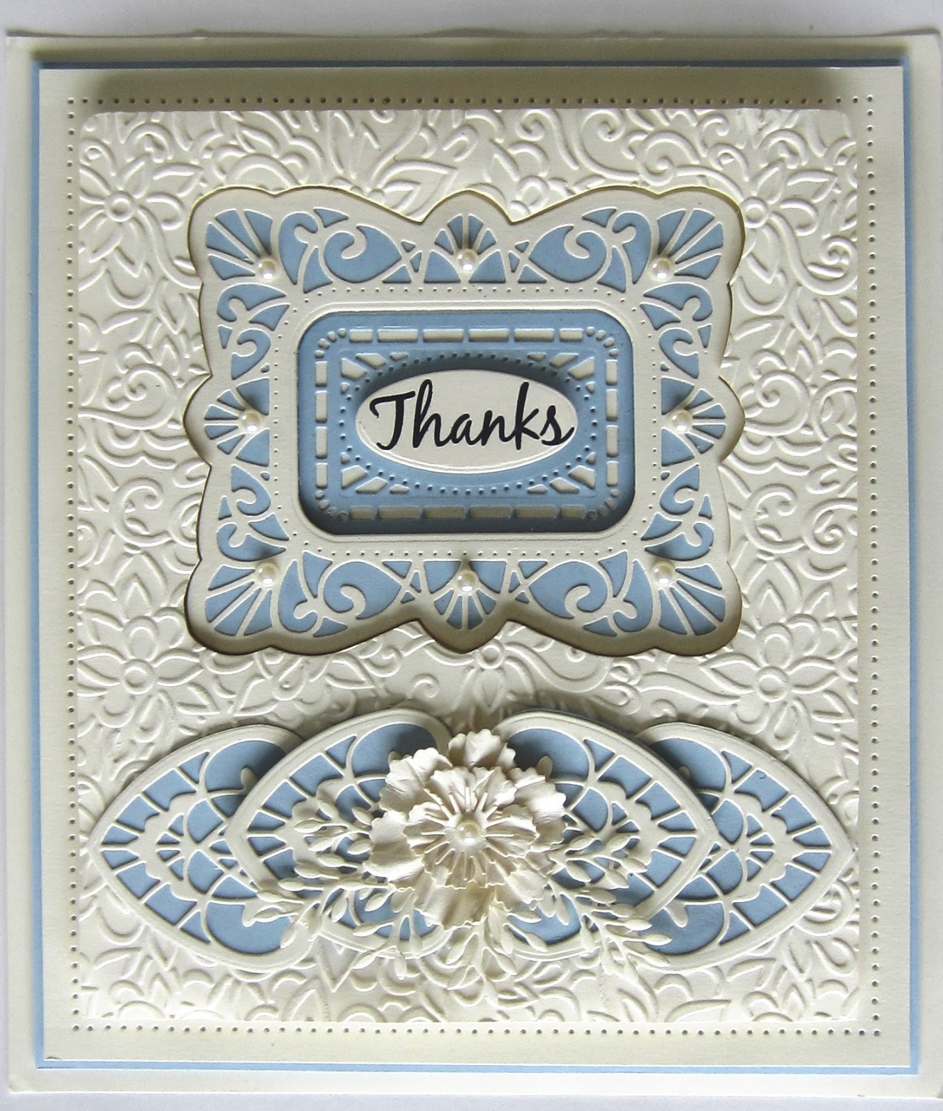Ornamental Accent Border Card | PartiCraft (Participate In Craft ...