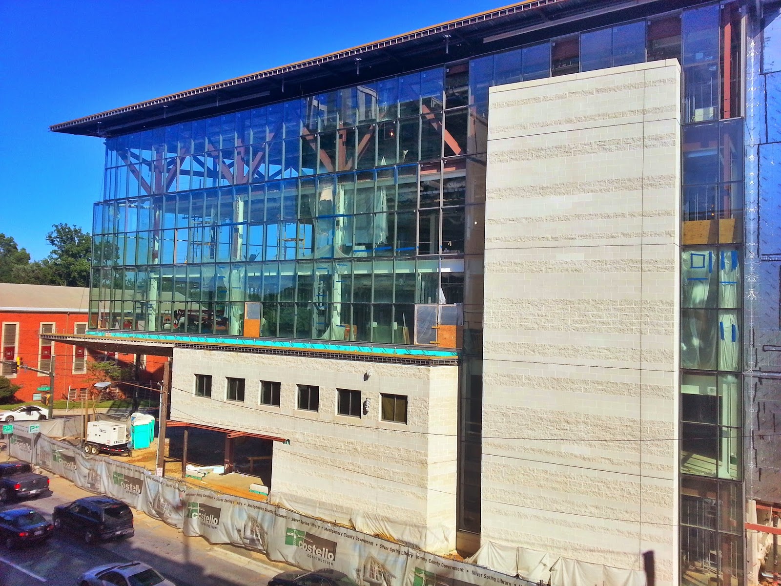 East MoCo: SILVER SPRING LIBRARY CONSTRUCTION UPDATE (PHOTOS)