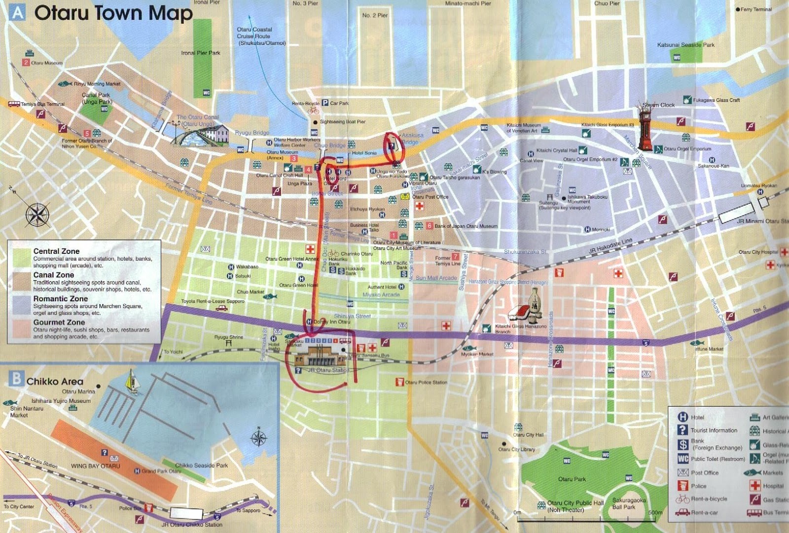 Otaru 小樽: Transport, Orientation and Sights - The Cube