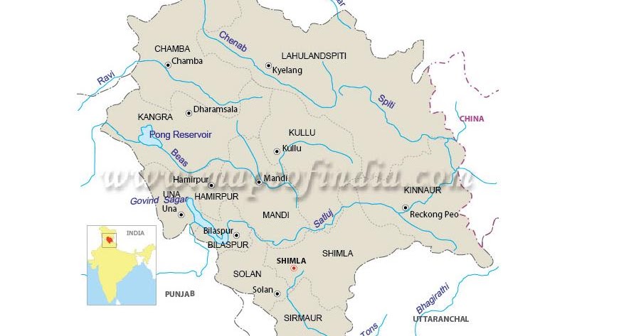 IAS - All You Need to Know: River System of Himachal Pradesh