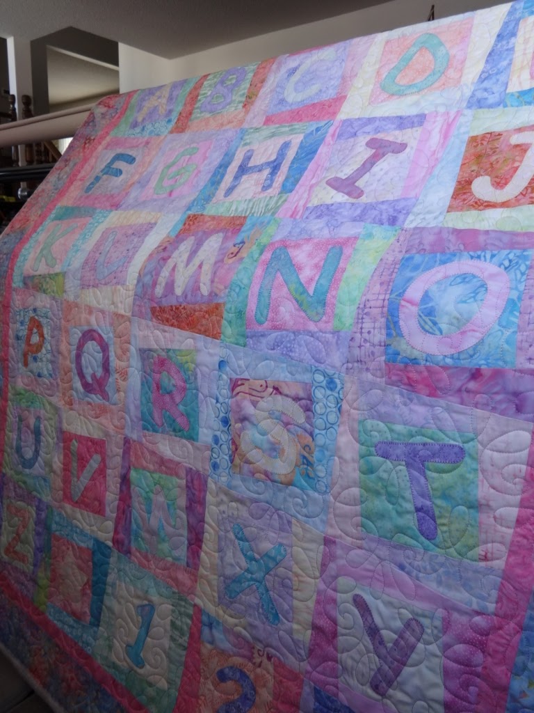 Inch by Inch Quilting: ABC baby quilt