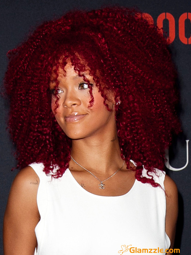 Rihanna Red Hair
