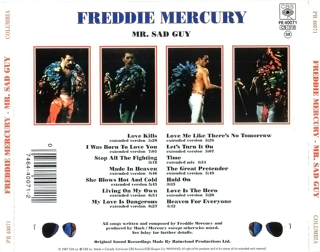 Freddie Mercury - Mr. Sad Guy