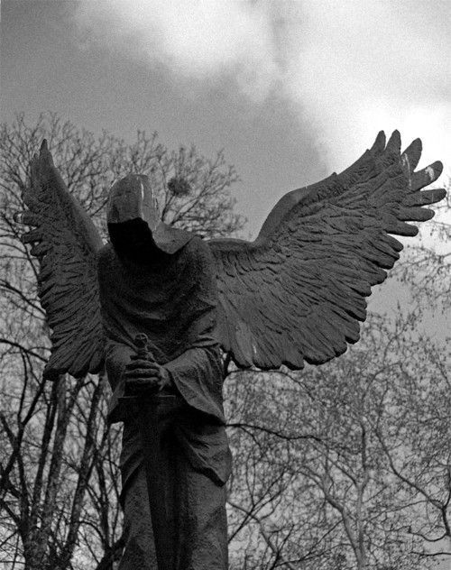 Creepy Cemetery Statues