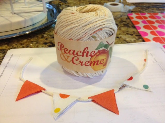 Our Hopeful Home: Super Easy Mini Bunting Tutorial