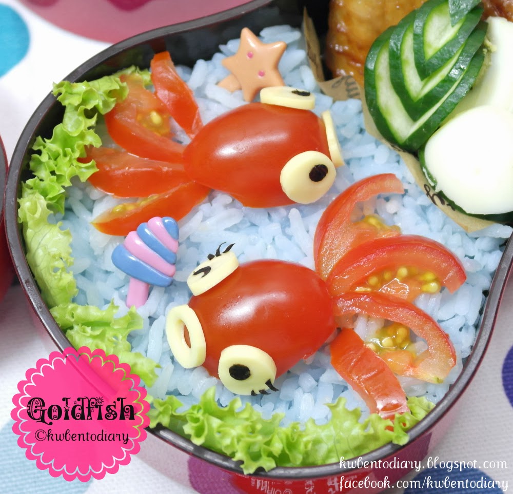 Karenwee's Bento Diary: Bento#Oct25~Goldfish Bento