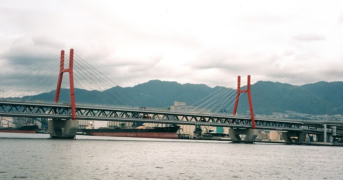 Bridge of the Week: Osaka Bay Bridges: Rokko Bridge