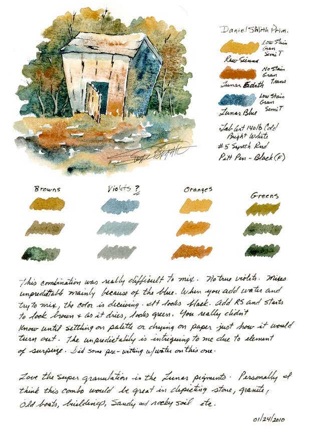 Sbwatercolors And Sketching Primary Color Trio Examples Sbwatercolors And Sketching Primary Color Trio Examples