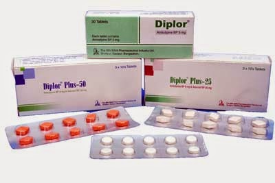 Diplor® Amlodipine besylate BP Film Coated Tablet ~ Drug BD