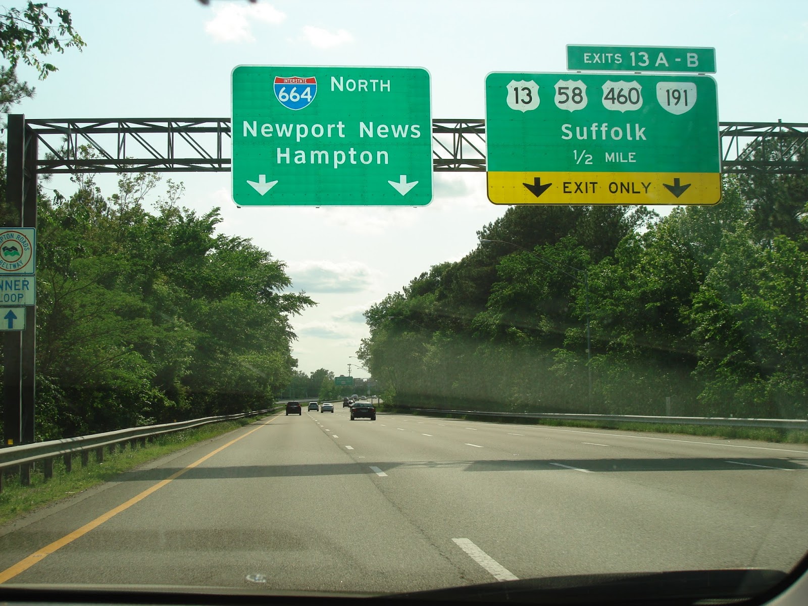 Luke's Signs: Interstate 64, Interstate 264, & I-664 - Chesapeake, VA