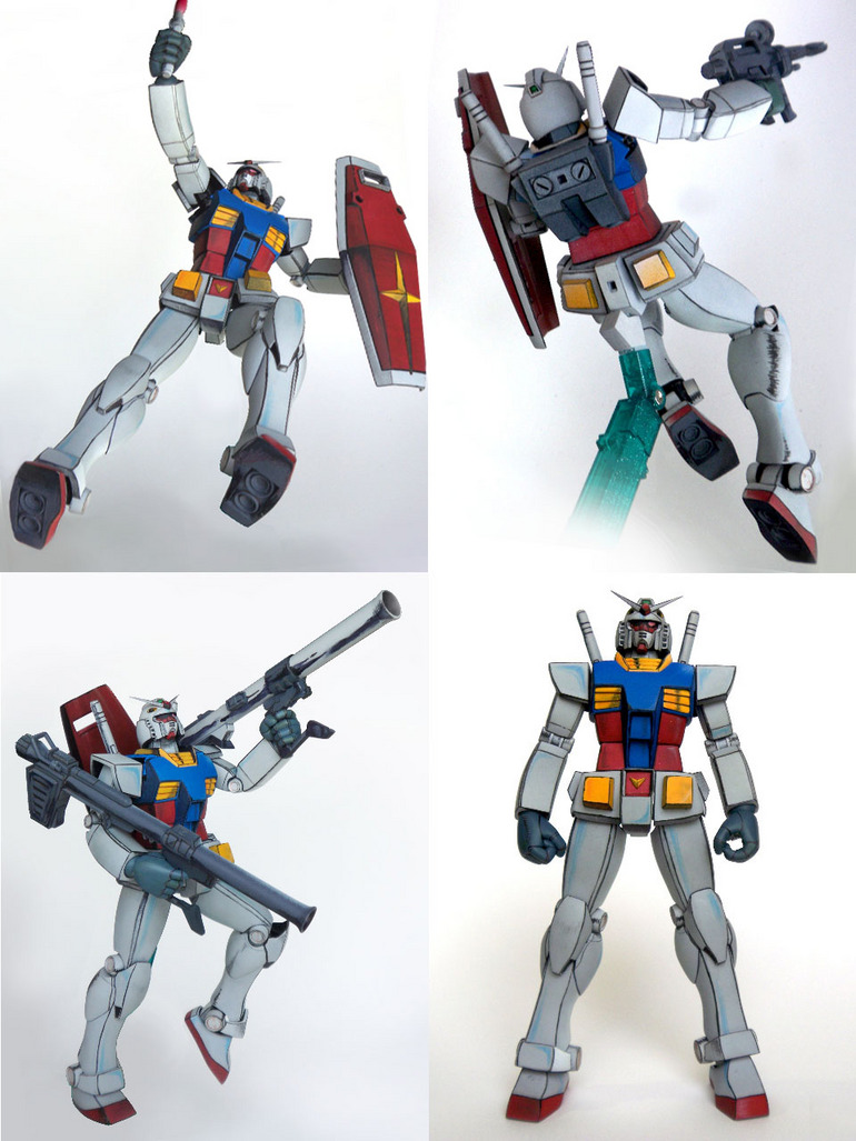 Custom Build: MG 1/100 RX-78-2 Gundam Ver. 2.0 "Old Style 2D Anime ...