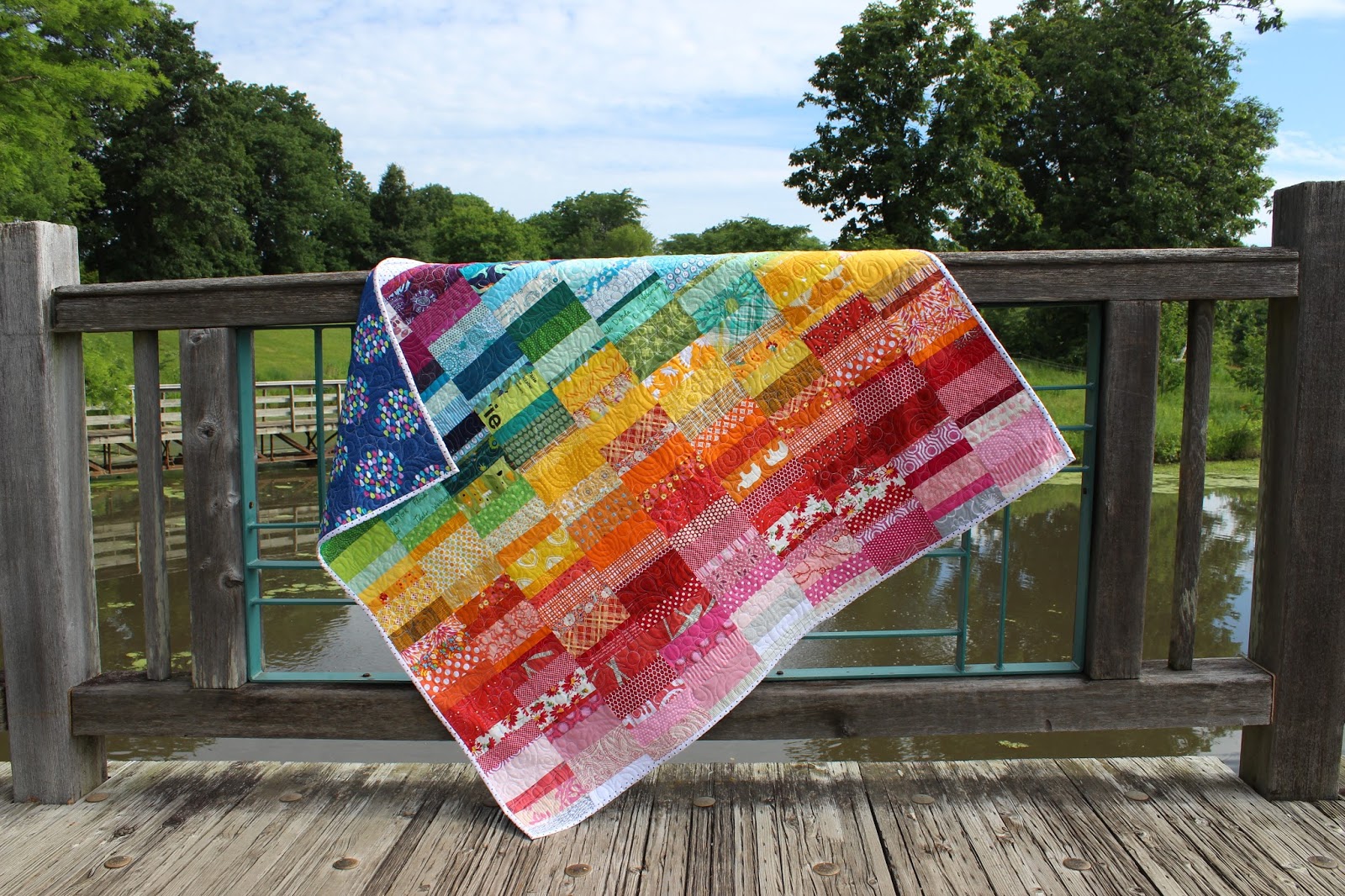 Teaginny Designs: Rainbow Baby Quilt