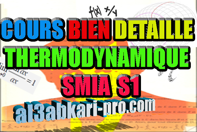 thermodynamique cours pdf s1