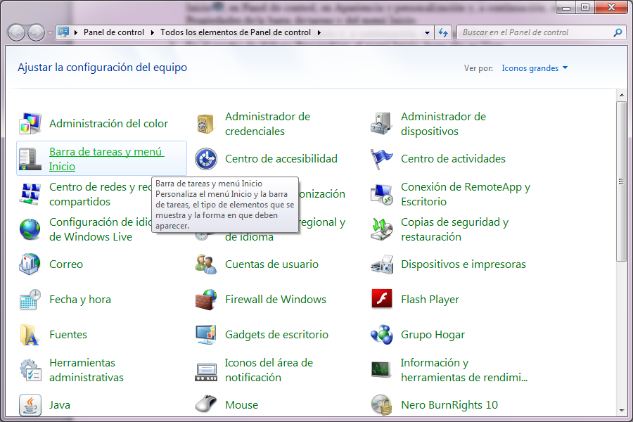 A B C de las T I C' S elizabeth: ¿Como modificar la barra de tareas?