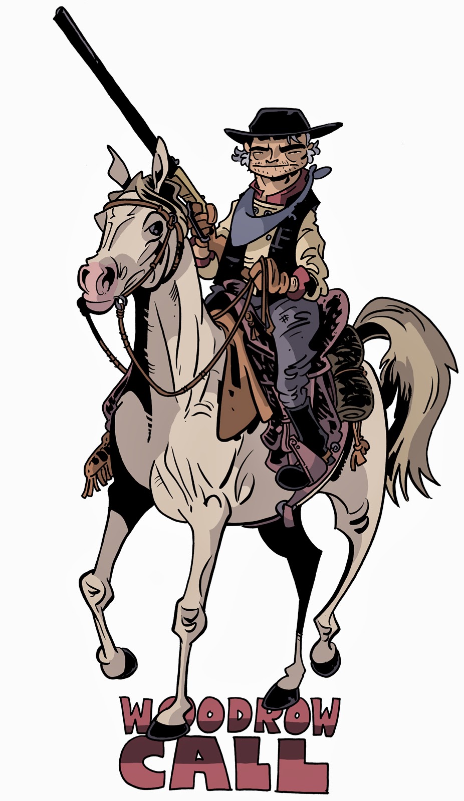 Chris Schweizer's Old Blog: Lonesome Dove characters - Gus, Call, Deets ...