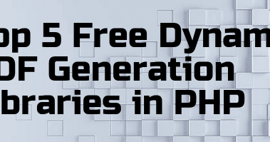 Top 5 Free Dynamic PDF Generation Libraries in PHP