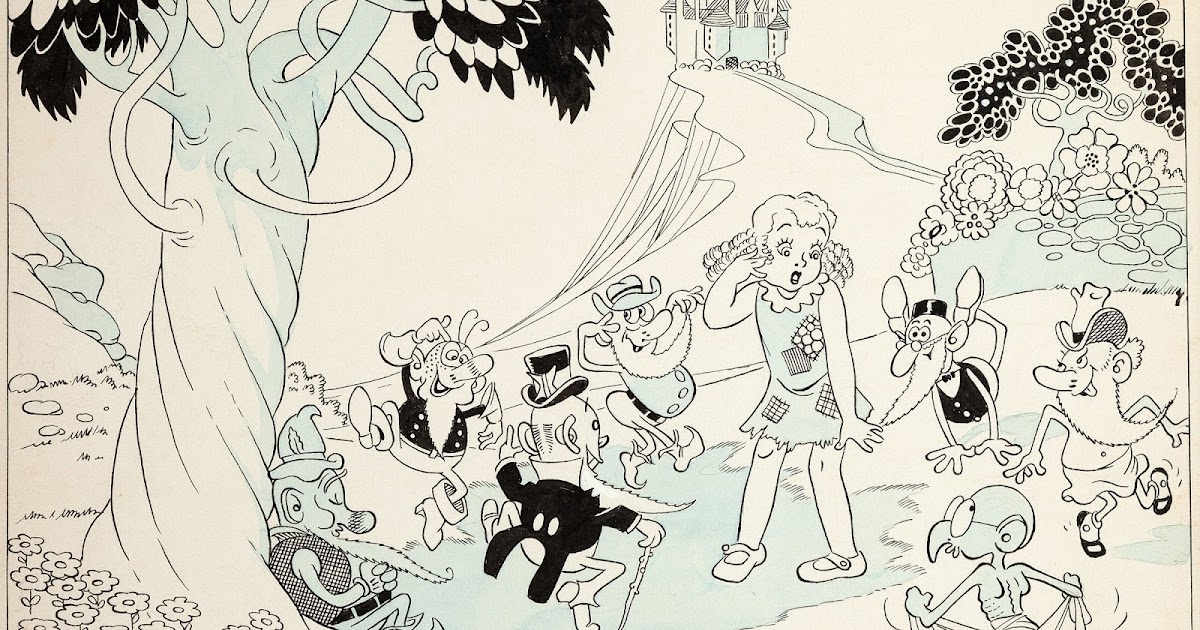 Filmic Light - Snow White Archive: Carl Barks 1935 Job-Submission Drawings