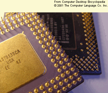 Procesadores: ENCAPSULADO DE UN MICROPROCESADOR