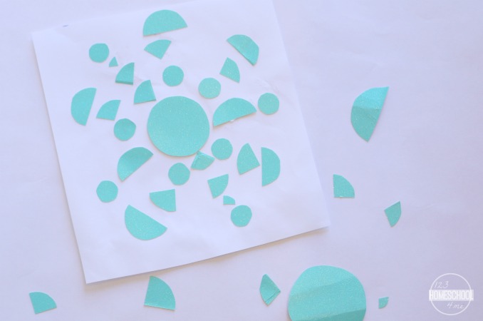 Winter STEAM for Kids: Fraction Snowflakes | School Time Snippets