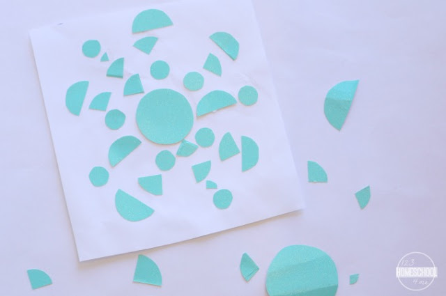 Winter STEAM for Kids: Fraction Snowflakes | School Time Snippets