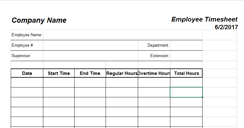 Timesheet Excel Template - ENGINEERING MANAGEMENT