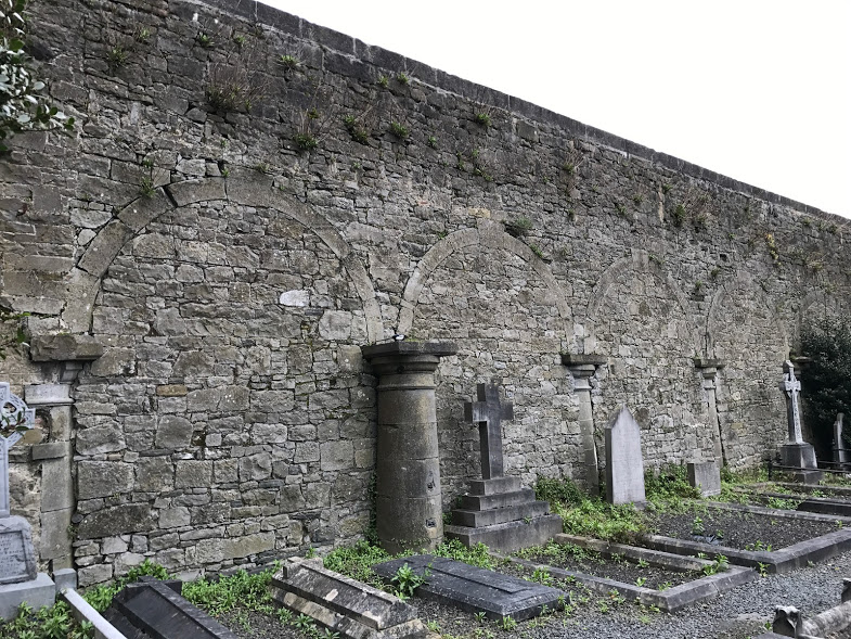 Patrick Comerford: Glimpses of Limerick’s old Exchange in the wall of ...