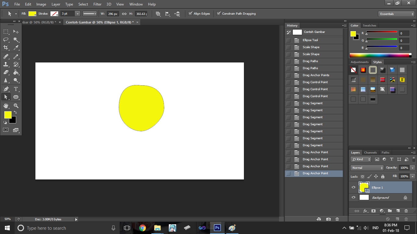 Pengertian Gambar Raster dan contoh membuat Gambar Raster di Photoshop ...