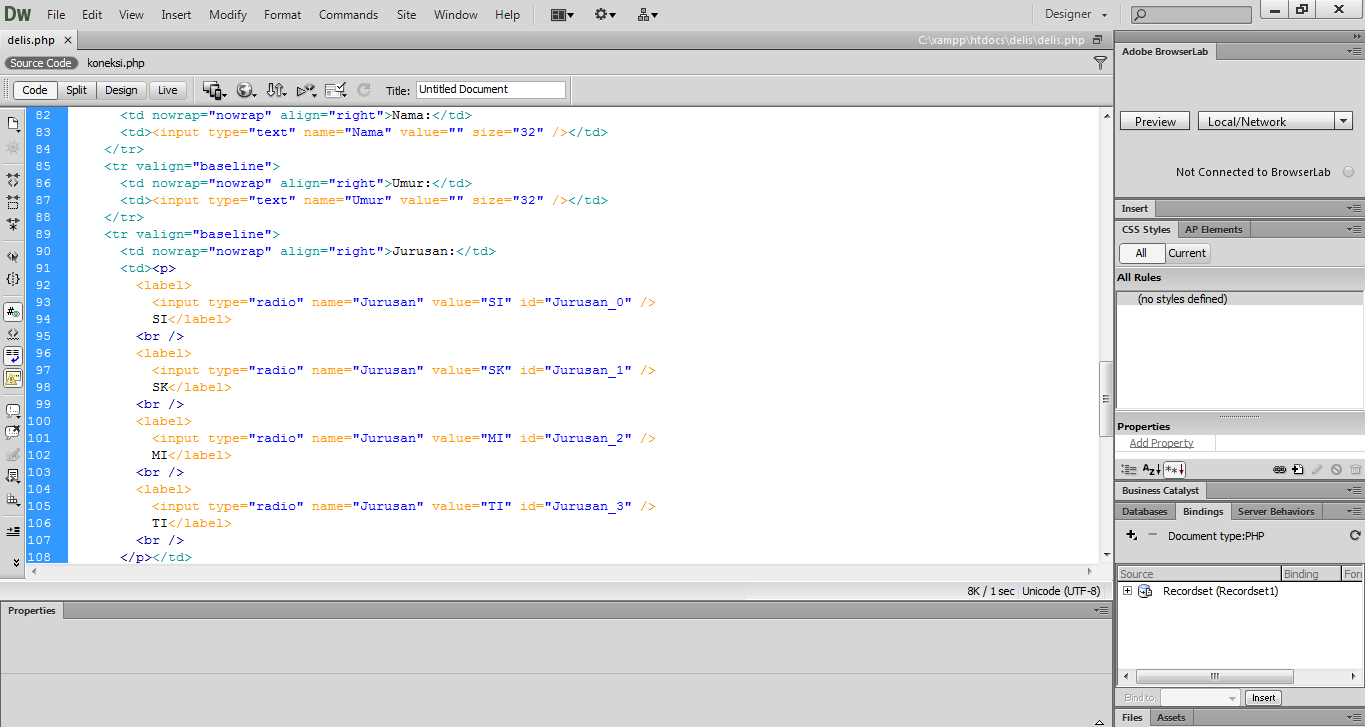 Implementasi SQL Server