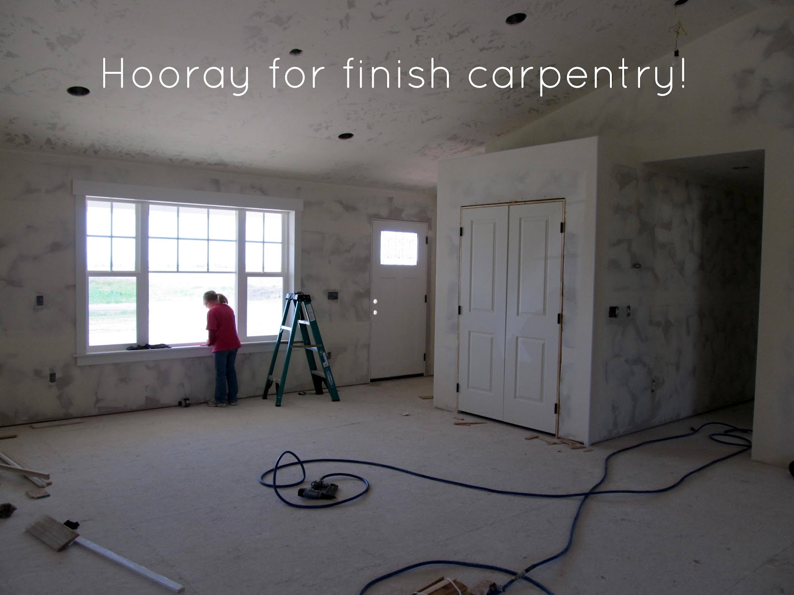 Pickup Some Creativity: Finish work is coming along.