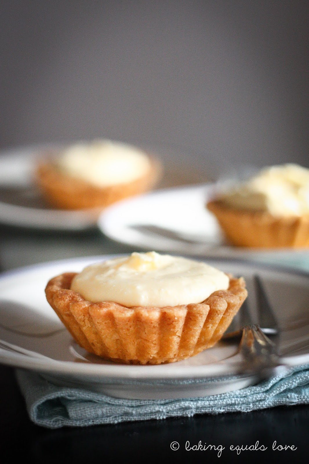 baking = love: Foux de Petite French Lemon Cream Tarts