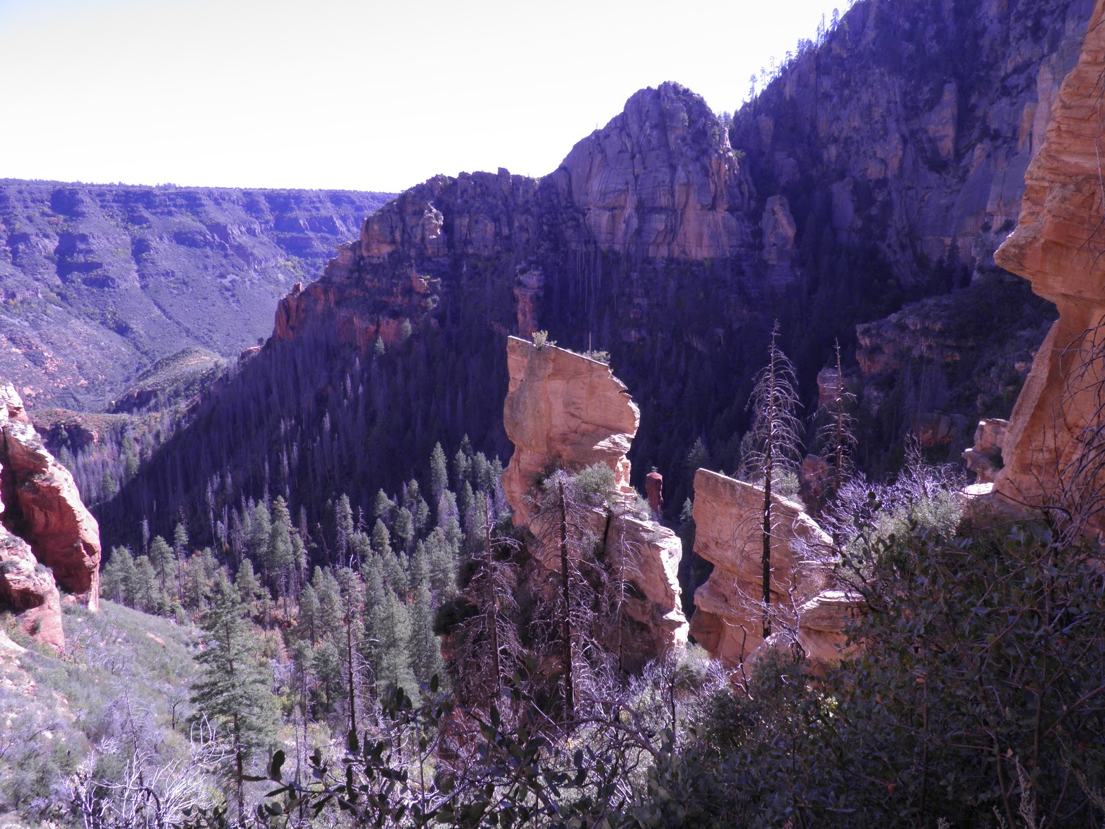 walking flagstaff: hiking to sterling pass and over to vultee arch