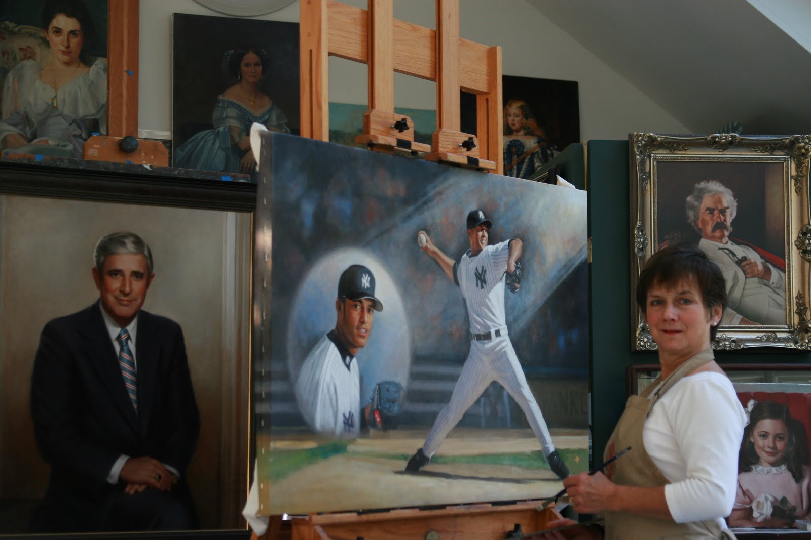 Susan Boone Durkee: Mariano Rivera's Portrait is finished! The Greatest ...