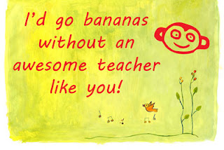 Save Green Being Green: Teacher Appreciation Gift #1 - Going Bananas!