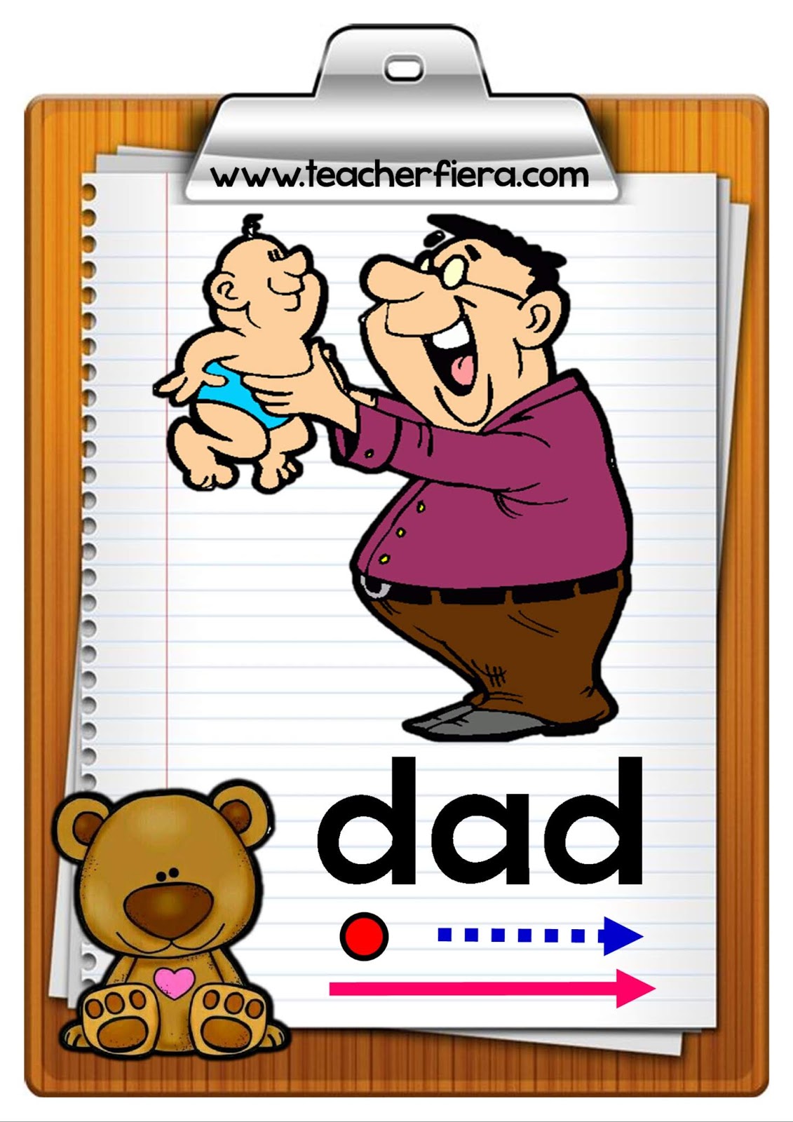teacherfiera.com: AD WORD FAMILY FLASHCARDS