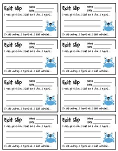 "Welcome to My Blog" - Cikgu Roslinah Winda in the house...: Exit Ticket