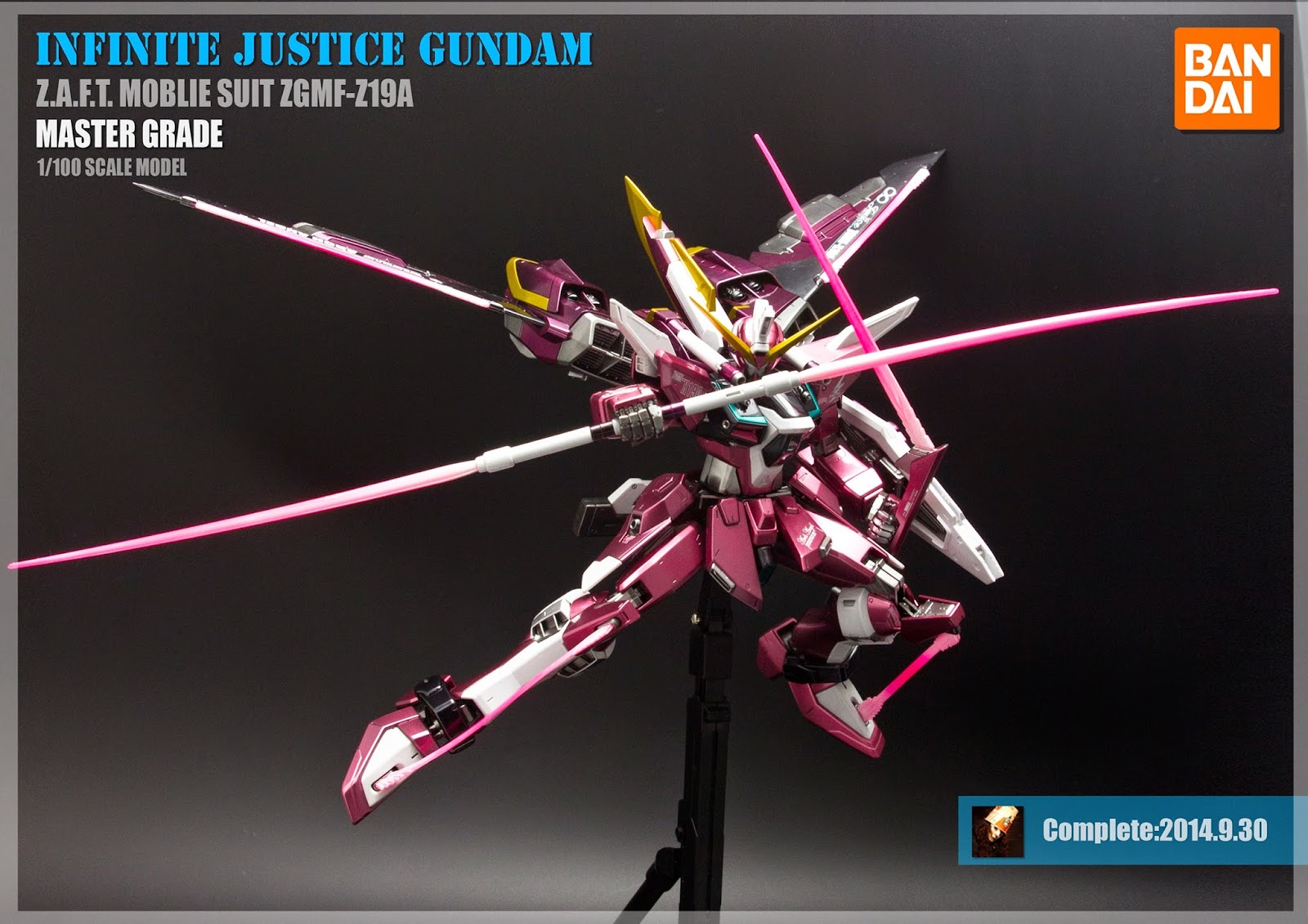Gundam Family: MG 1/100 Infinite Justice Gundam Painted Build
