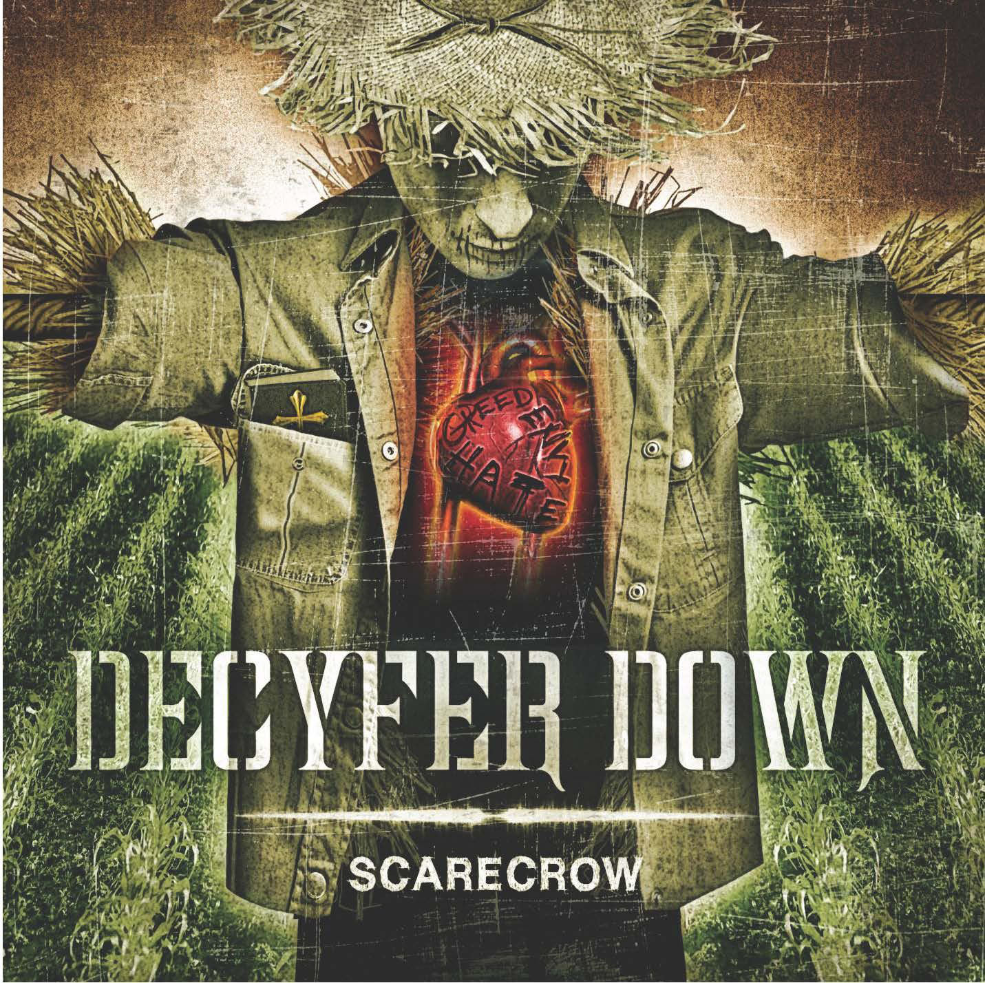 Heavier than Hell: Album Review: Scarecrow by Decyfer Down