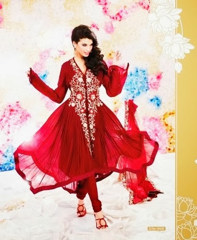 Signature5: Embroidered Front Open Double Shirts 2014 | Latest Open ...