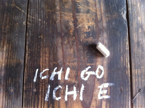 All About Nadya... (Nadya's World): Ichi-go ichi-e (一期一会)