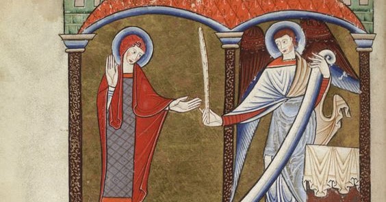 Iconografia e Simbologia na Arte Cristã: Anúncio da morte da Virgem