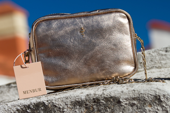 New Pretty Golden Leather Bag by Menbur | With Or Without Shoes - Blog ...