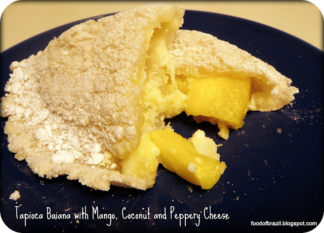 Food of Brazil: Tapioca Baiana: Yucca Starch Empanadas