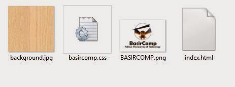 Contoh Website Simple dengan HTML dan CSS | Basir Computer